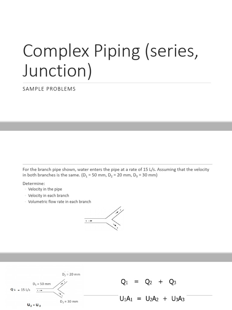 Complex piping Example | Download Free PDF | Gases | Soft Matter
