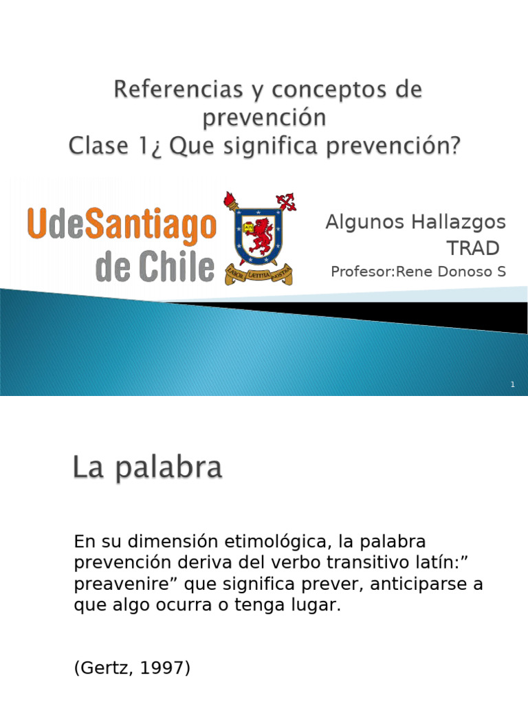 Clase 3. Que Decimos de Prevención U2 C1 | PDF | Asistencia sanitaria preventiva | Drogas