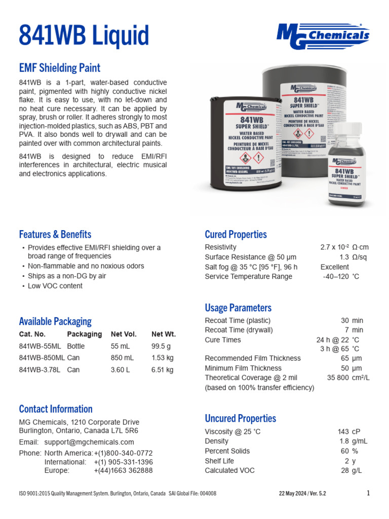 tds-841wb-l | PDF | Paint | Industrial Processes