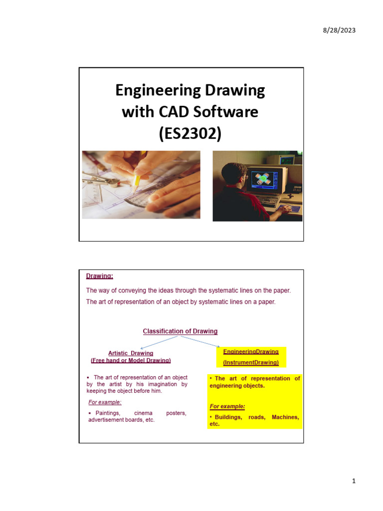 Engineering Drawing Basics - Fundamentals, Lettering, Dimensioning ...