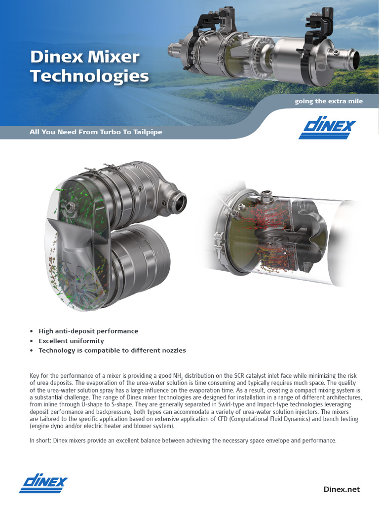 Dinex Mixer Technologies Overview | PDF