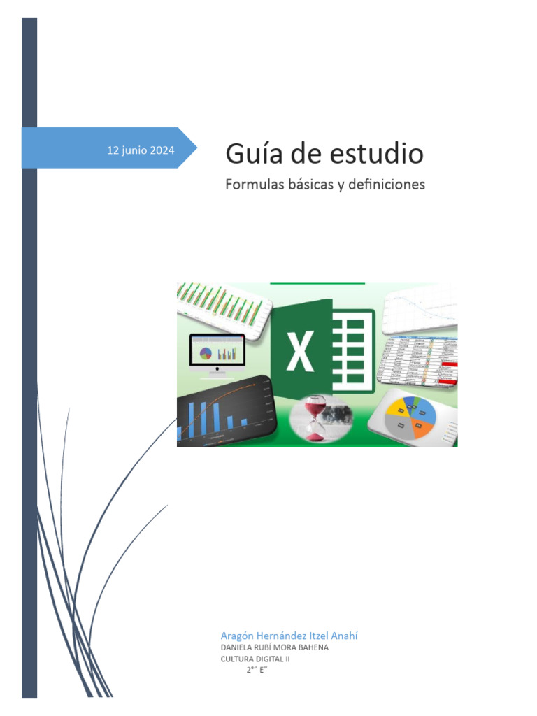 Guía Básica de Funciones en Excel | PDF | Microsoft Excel | Informática