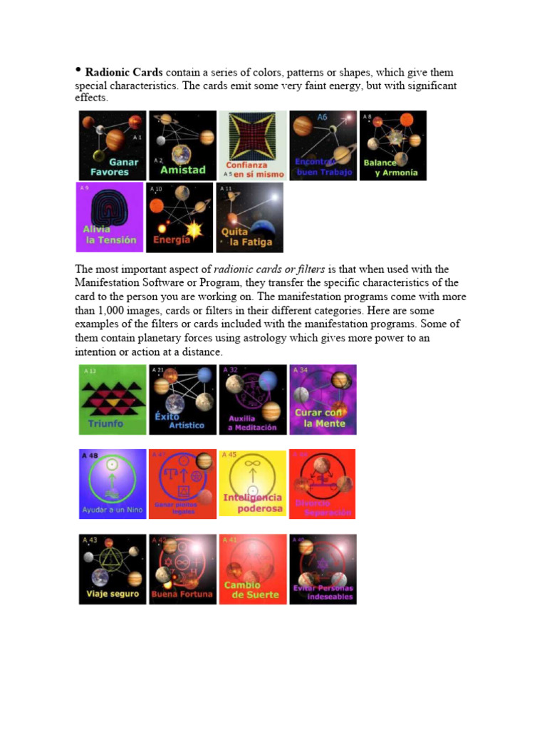 Radionic Compress Cards | PDF | Homeopathy