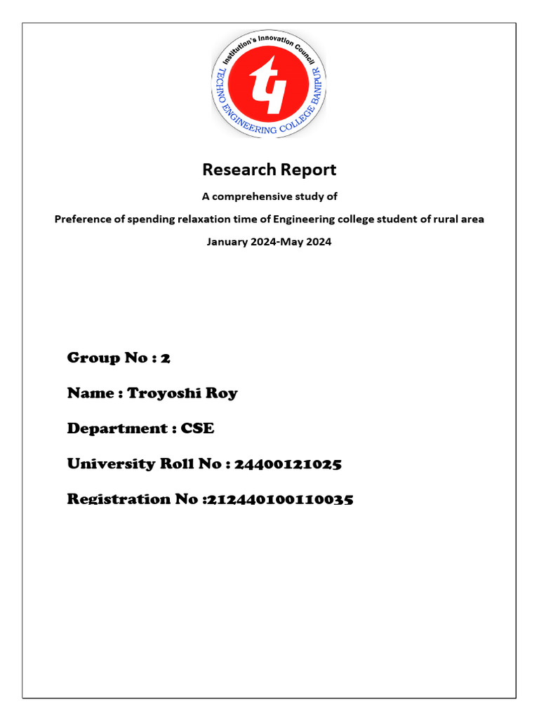 Research Paper Troyoshi | PDF | Mode (Statistics) | Skewness
