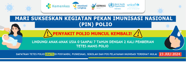 V4 - Spanduk PIN Polio Nasional | PDF