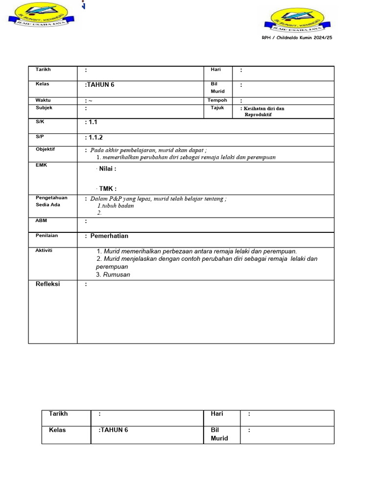 RPH Format Ckumin59 | PDF