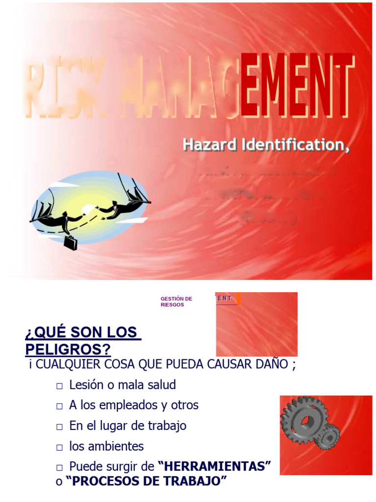 Identificación de Peligros, Evaluación de Riesgos y Medidas de Control ...