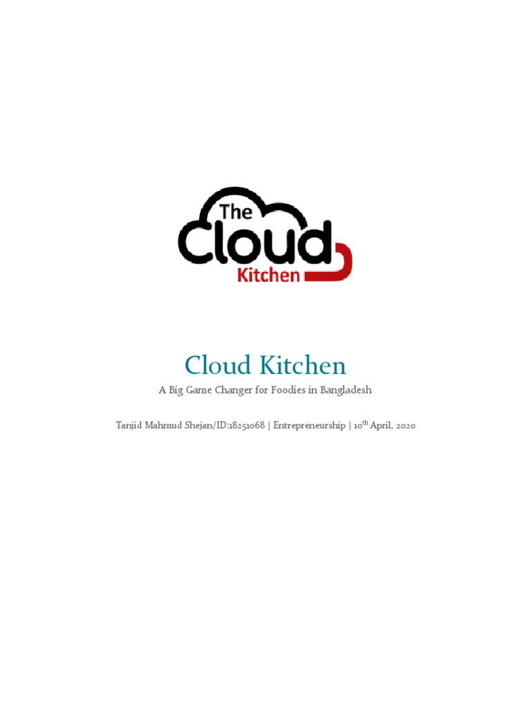 Cloud Kitchen | PDF | Restaurants | Automation