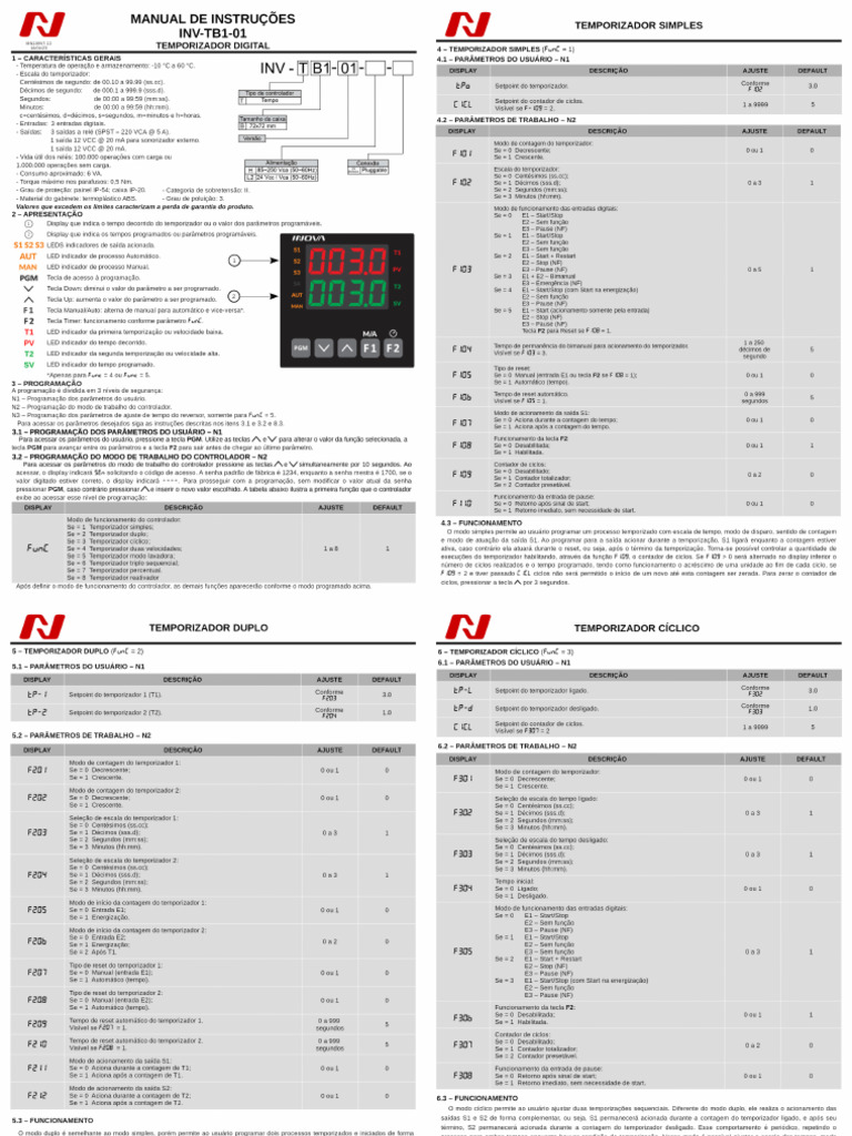Manual Inv Tb1 01 | PDF