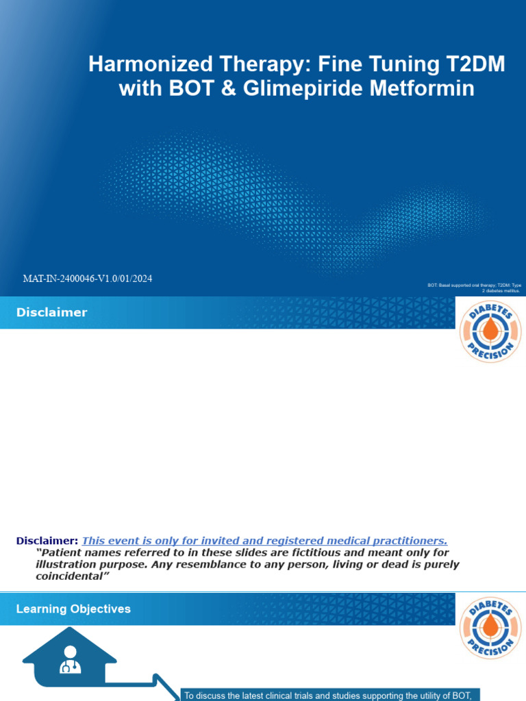 Harmonized Therapy - BOT | PDF | Diabetes | Glycated Hemoglobin