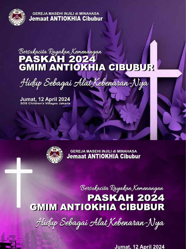 Konsep Backdrop Paskah 2024 | PDF