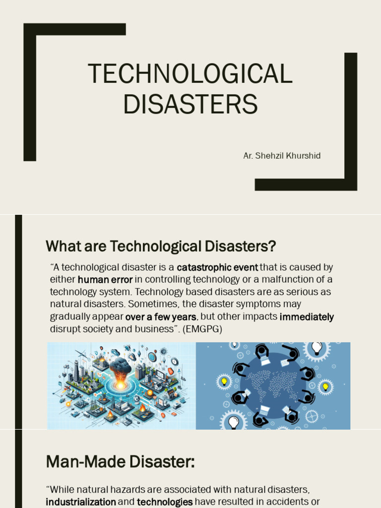 Technological Disaster | Download Free PDF | Hazards | Natural Disasters