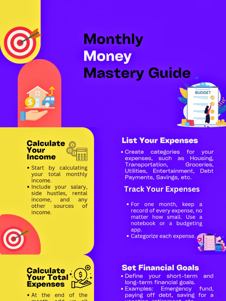 Monthly Money Mastery Guide | PDF