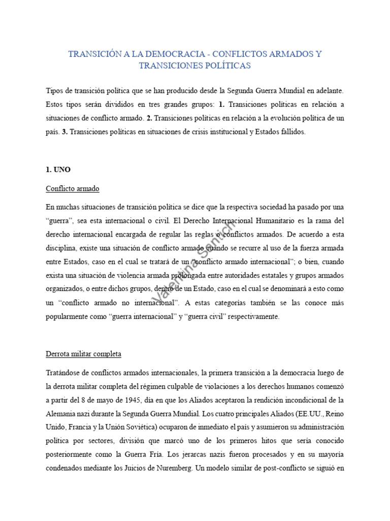 Transición A La Democracia Watermark Pdf Dictadura Ideologías