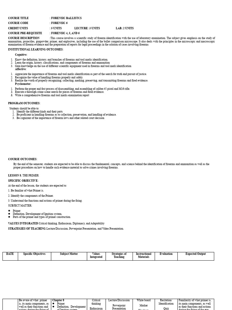 Chapter 7 - Forensic Ballistics | PDF | Flight | Projectiles