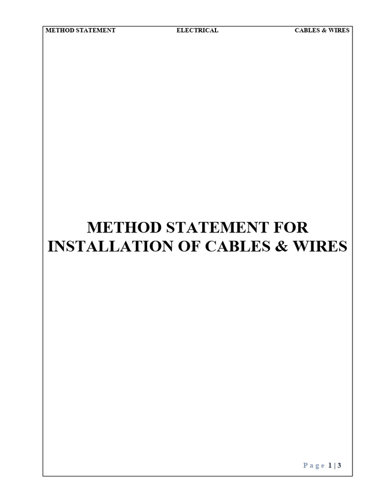 Cables & Wires | PDF | Electrical Wiring | Manufactured Goods