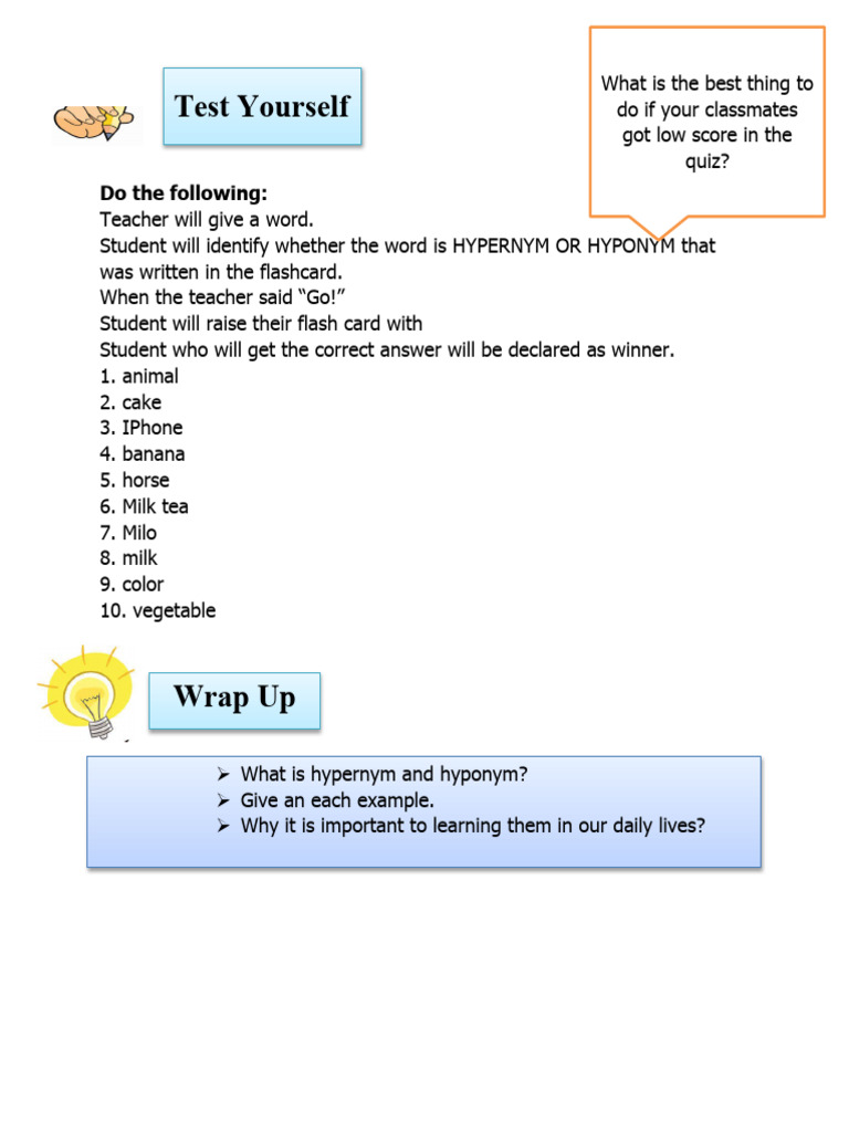 L3 - Hypernym Hyponym | PDF | Lexical Semantics
