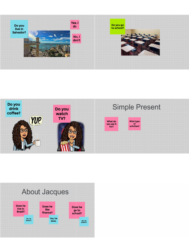 week 2 simple present | PDF