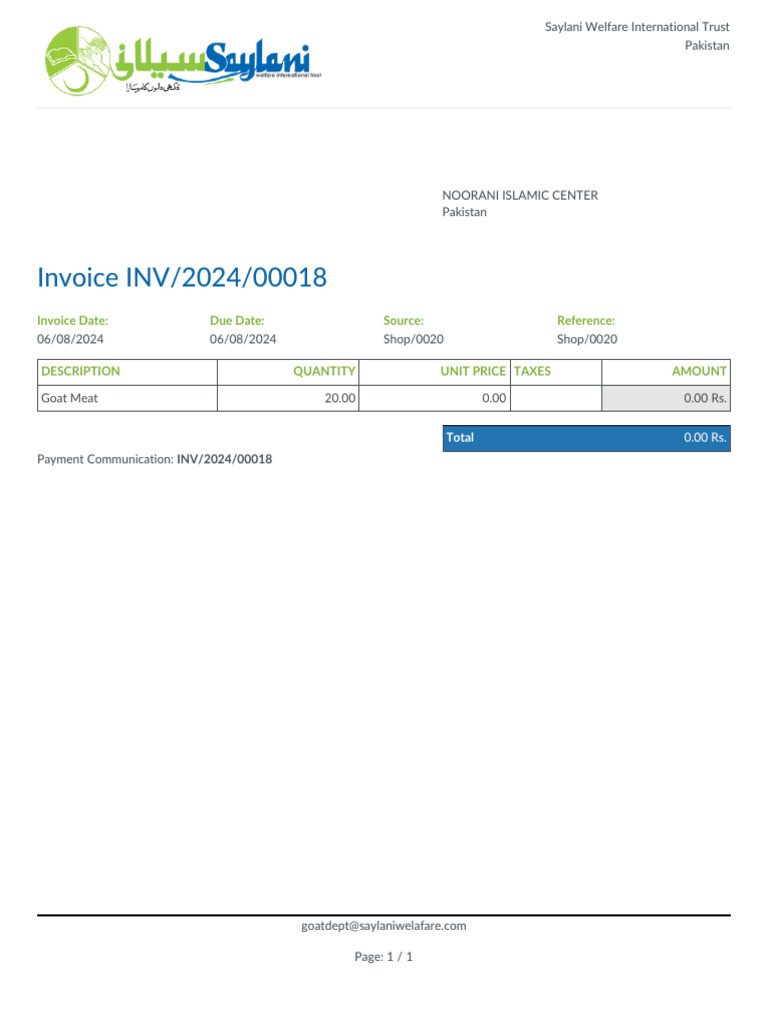 Inv 2024 00018 | PDF