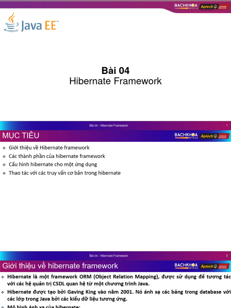 Session04 HibernateFramework | PDF