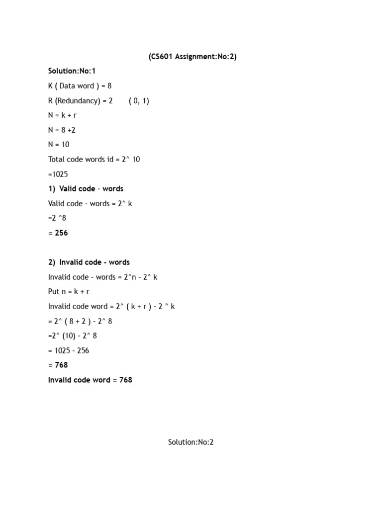 CS601 Assignment. 2 | PDF
