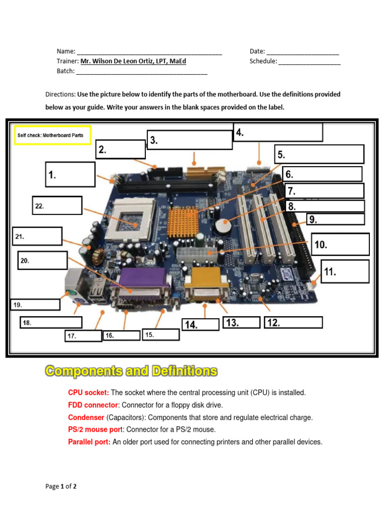 Self Check Motherboard | PDF | Bios | Computer Science