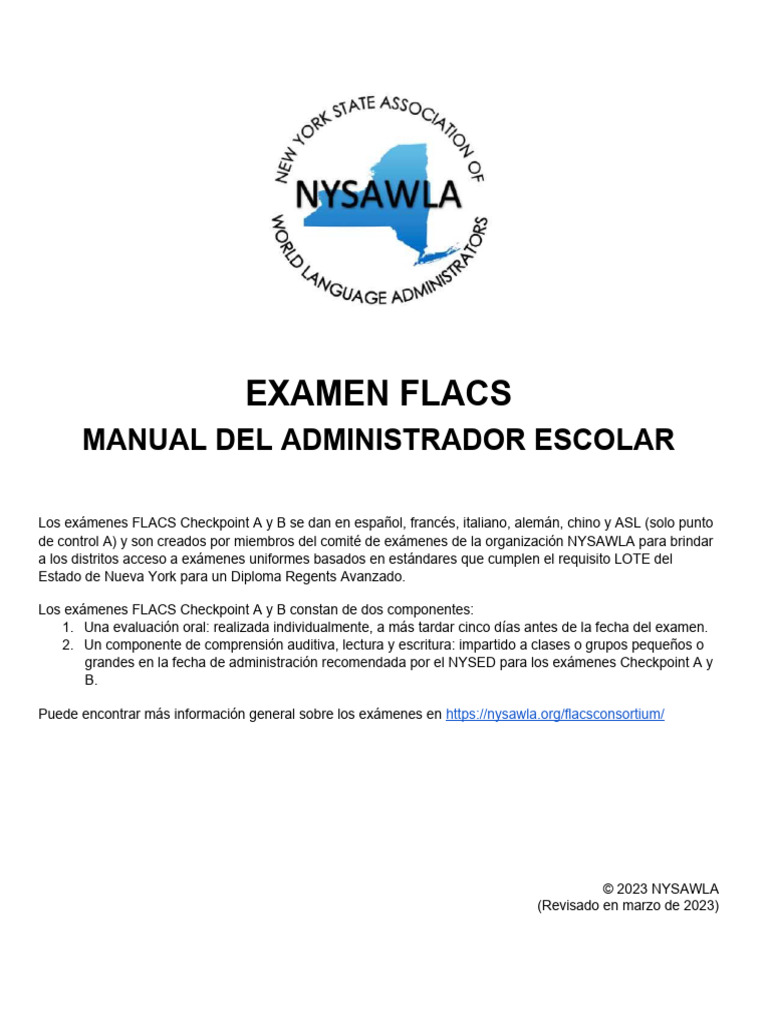 Examen Flacs Sam - Junio de 2023 | PDF | Lingüística | Comunicación humana