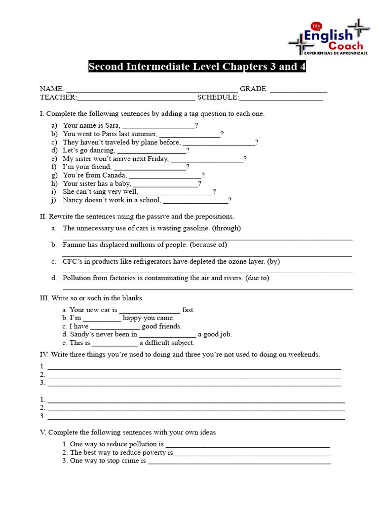 Intermediate 2. CH 3 and 4. MEC | Download Free PDF | Linguistics ... Intermediate 2. CH 3 and 4. MEC | Download Free PDF | Linguistics ...