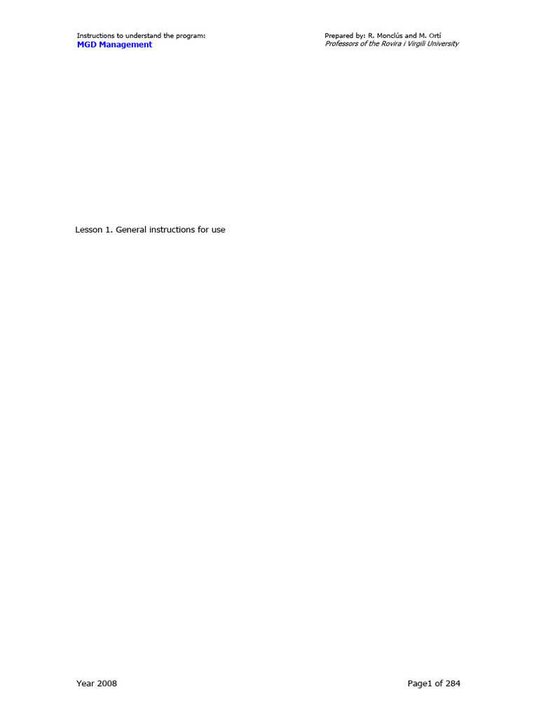 Full Tutorial MGD PDF | PDF | Computer Program | Programming