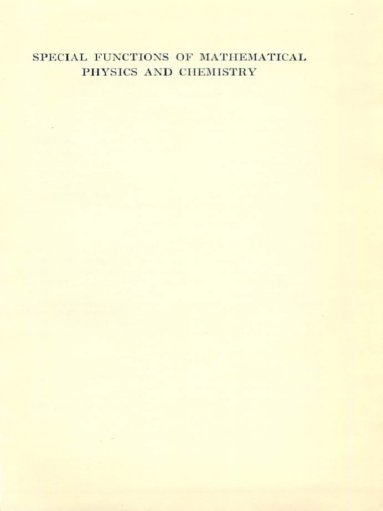 Ian N. Sneddon - Special Functions of Mathematical Physics and ...