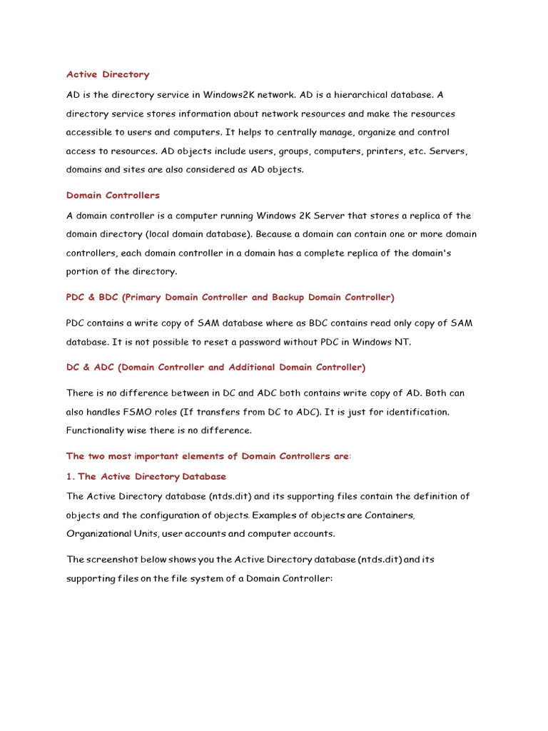 What Is Active Directory | PDF | Domain Name System | Active Directory