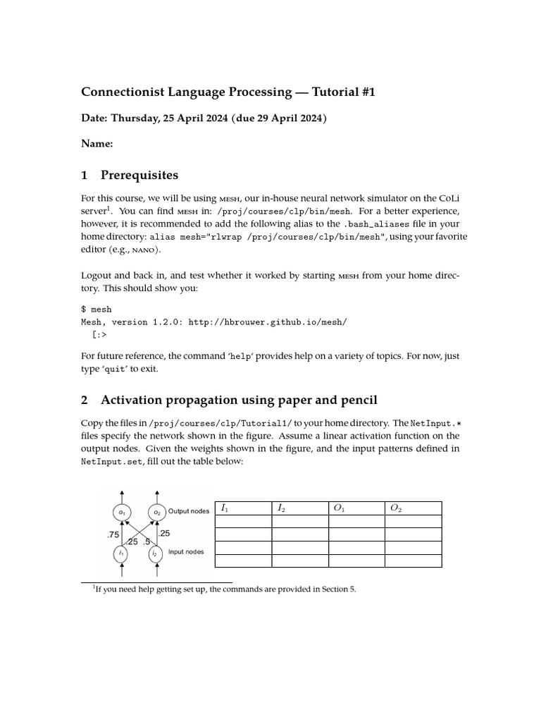 CLP Tutorial1 | PDF | Computer File | Filename
