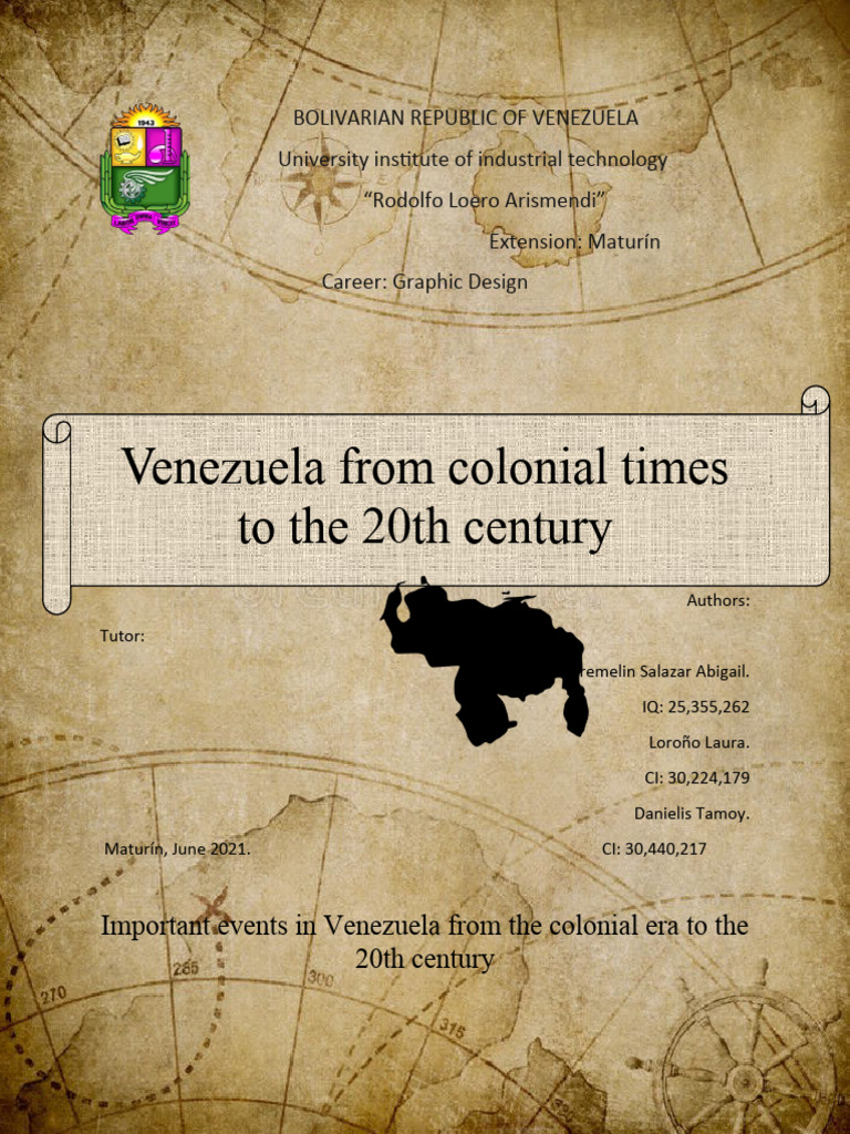 Venezuela From The Colonial Era To The 20th Century | PDF | Spanish ...