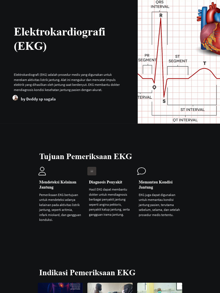 Peran Perawatn Dalam Pemeriksaan Ekg Deddy SP Sagala | PDF