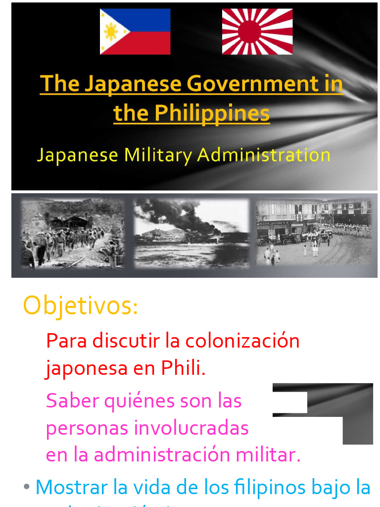 La Administración Militar Japonesa en Filipinas Durante La Segunda ...