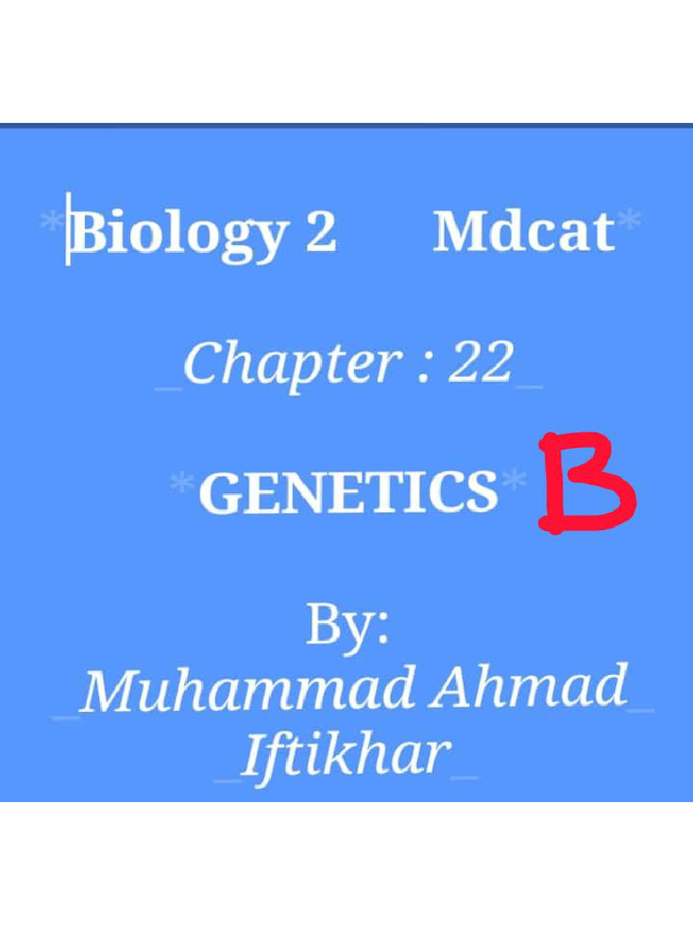 Basic Genetics Part 2 Pdf
