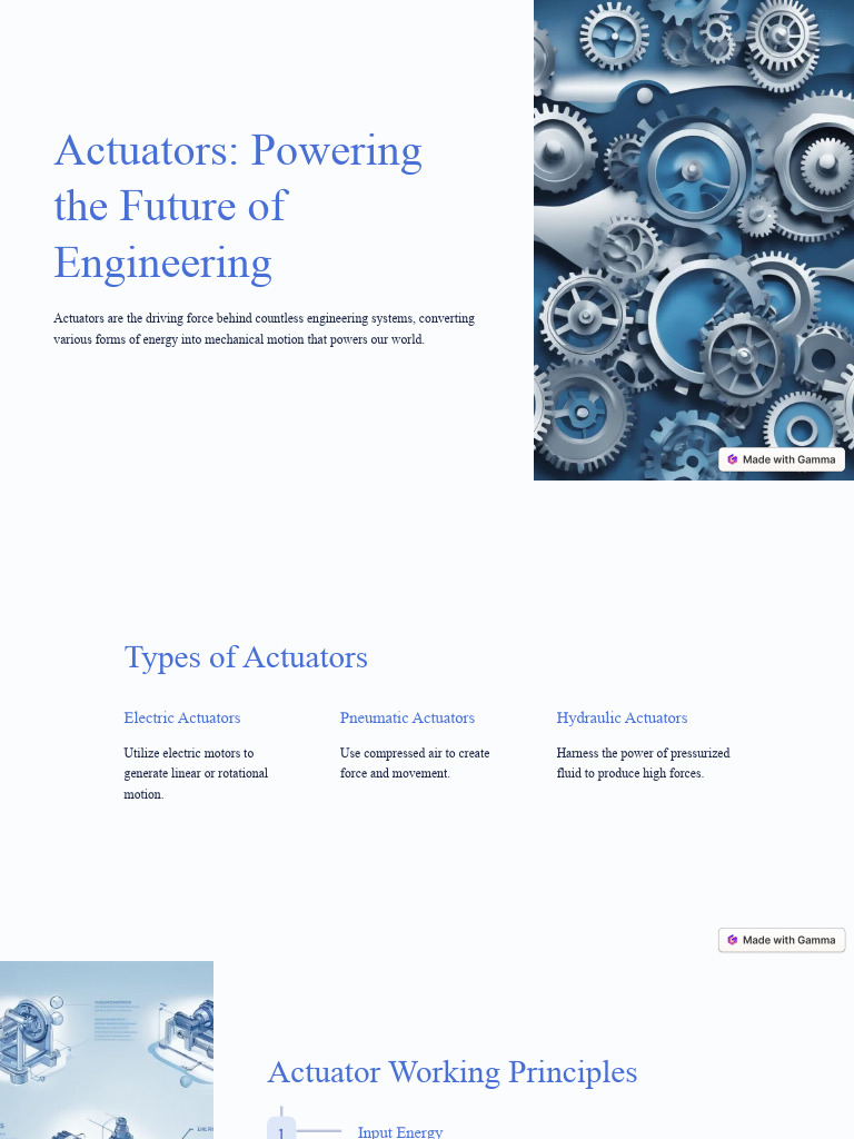 Actuators | PDF | Actuator | Manufactured Goods