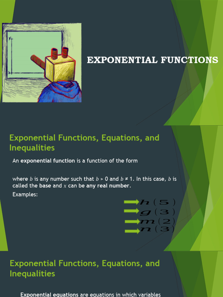 Exponential Function Pdf Exponentiation Exponential Function