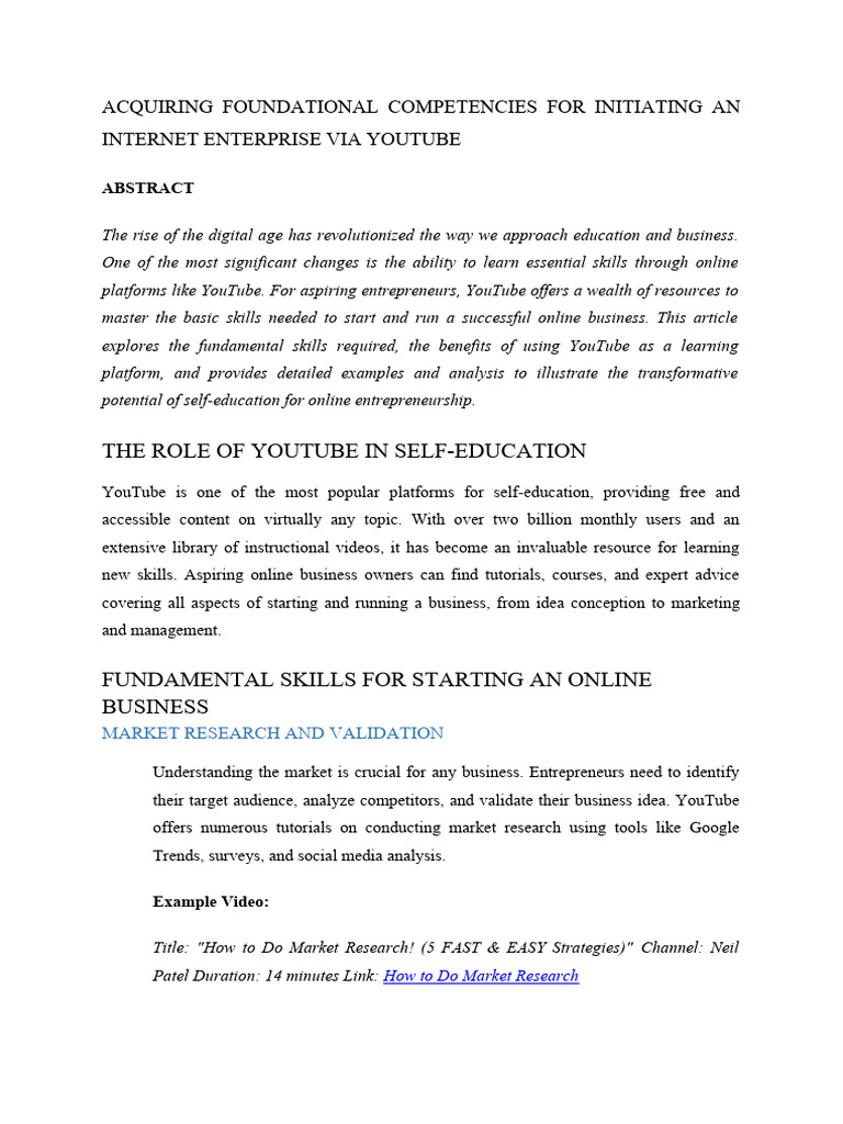 Acquiring Foundational Competencies | PDF | Digital Marketing ...