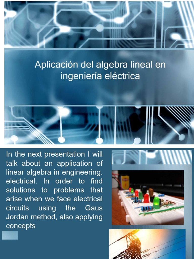 Application of Linear Algebra in Electrical Engineering | PDF ...