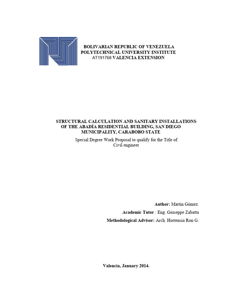 Thesis Structural Calculation in Steel | PDF | Screw | Structural Engineering