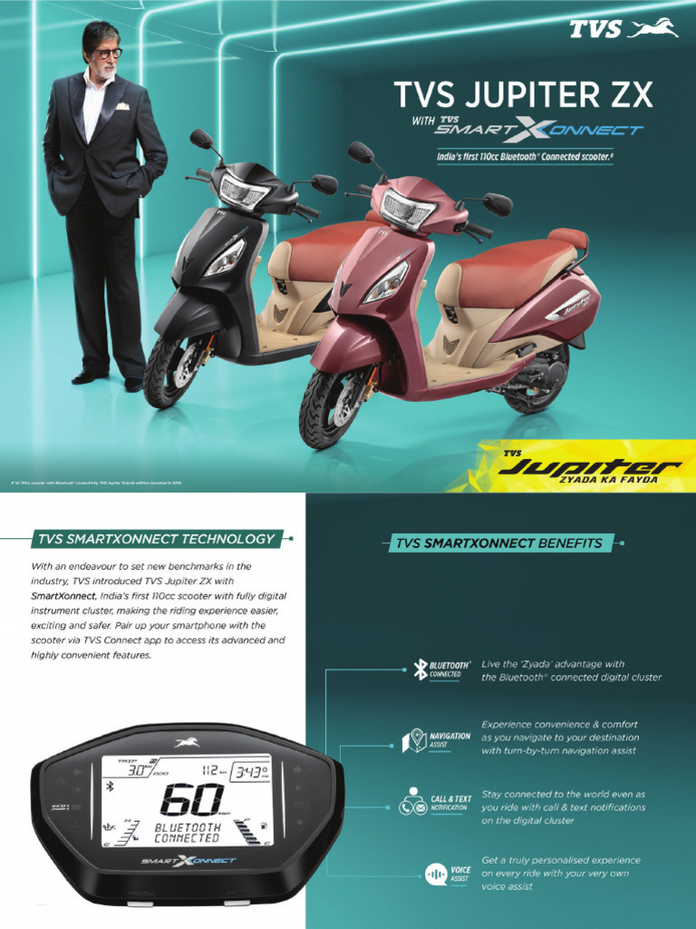 Tvs Jupiter SXC Disc Brochure | PDF