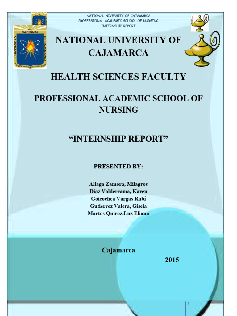 Nursing Internship Final Report | PDF | Surgery | Emergency Department