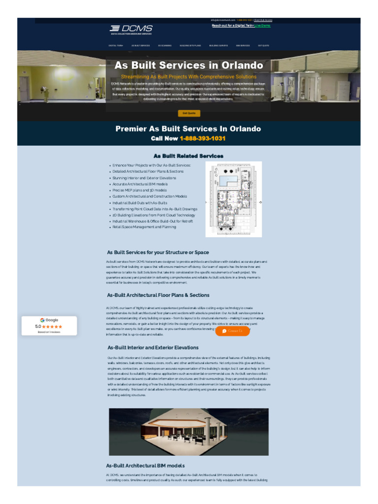 Premier As-Built Services Orlando | PDF | Building Information Modeling ...