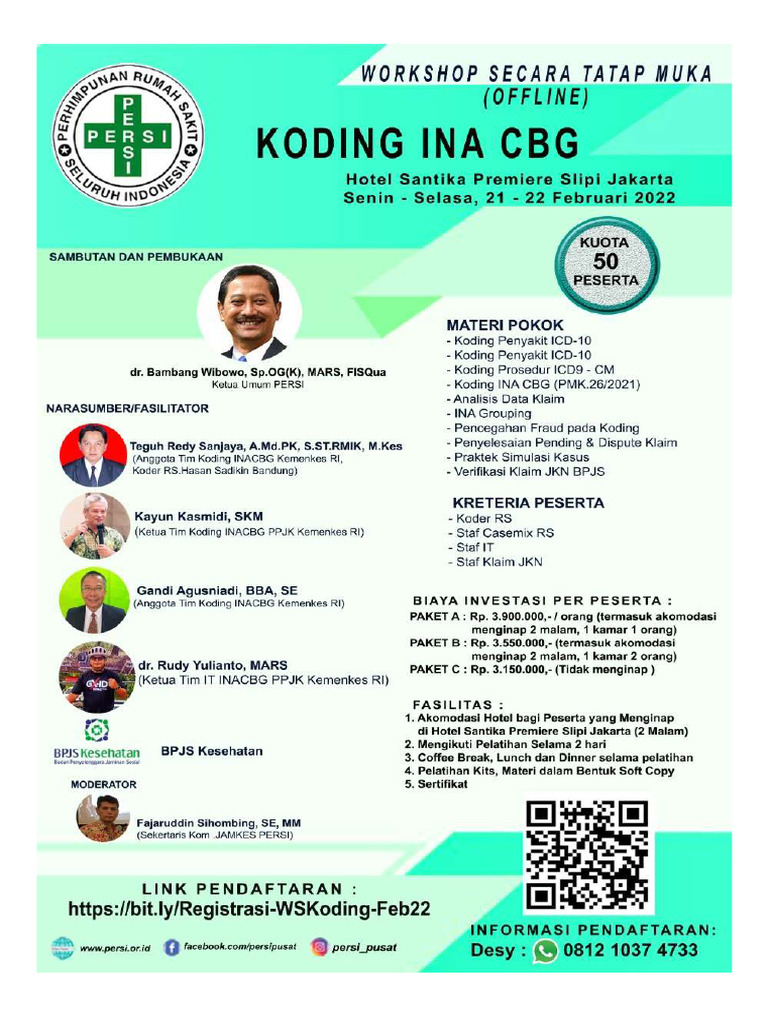 Surat Edaran Workshop Koding Ina CBG TGL 21 - 22 Februari 2022 | PDF