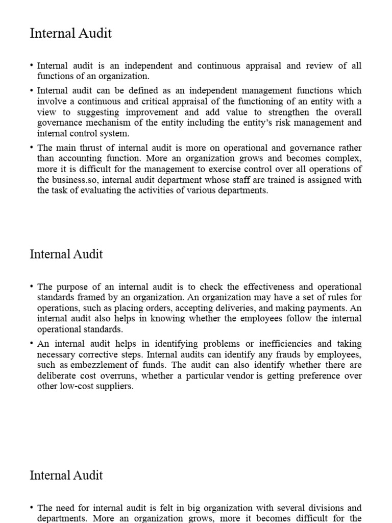 Types of Audit - Partial, Complete, Continuous, Priodical, Statutory ...