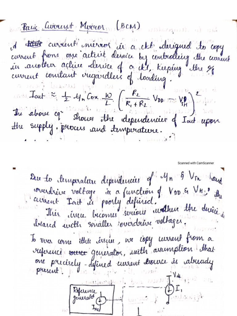 Basic Mirror CKT | PDF