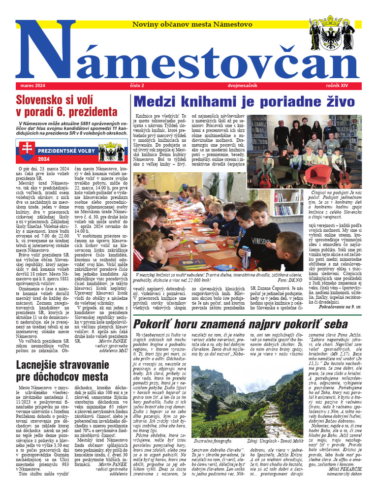 Namestovcan 2024 Cislo 2 | PDF