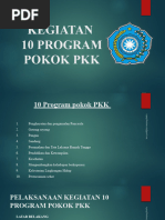 10 Program Pokok PKK | PDF