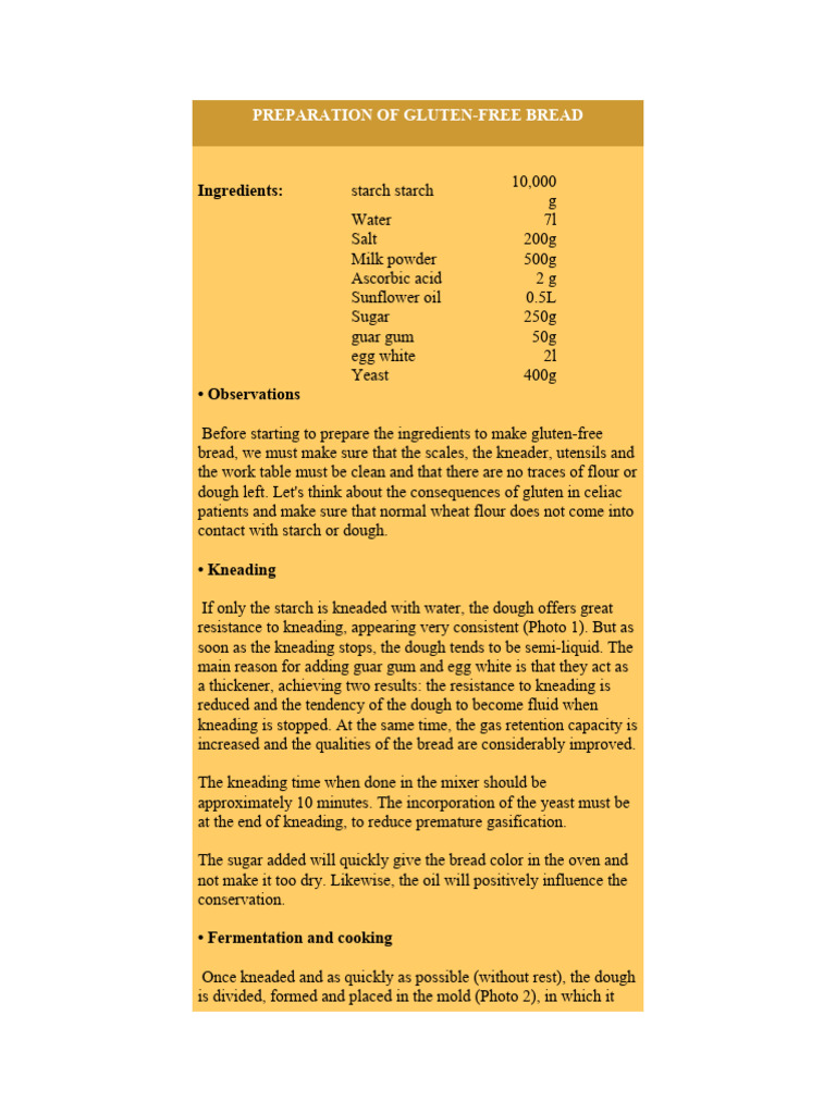 Making Gluten-Free Bread | PDF | Breads | Gluten